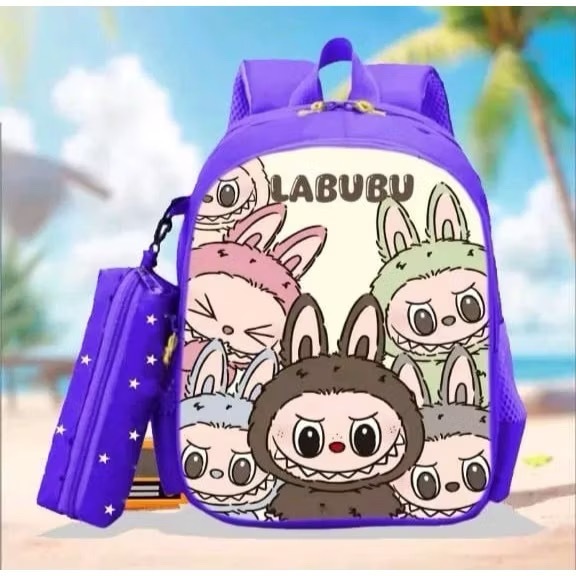 Jual [TERBARU] TAS ANAK LABUBU RANSEL SEKOLAH ANAK PEREMPUAN - RANSEL MUAT BUKU BESAR TAS ...