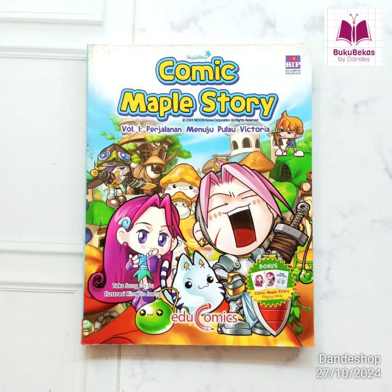 Jual Comic Maple Story Vol. 1 Perjalanan Menuju Pulau Victoria ...