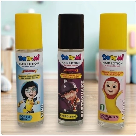 Jual Doremi Hair Lotion Boboiboy Ekstrak Kemiri100ml | Shopee Indonesia