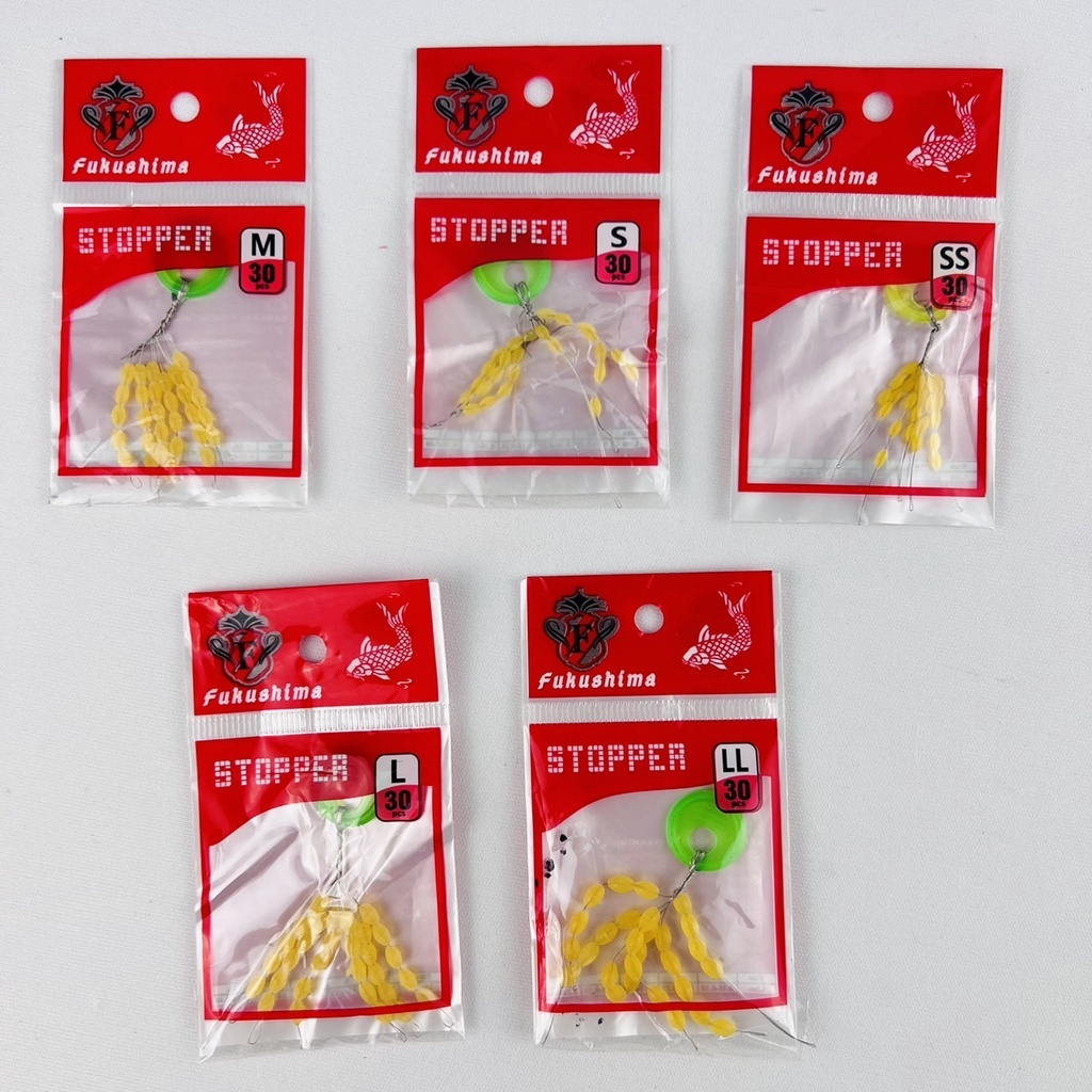Jual Stopper Pancing Isi 30 Pcs Merk Fukushima Warna Kuning | Shopee ...