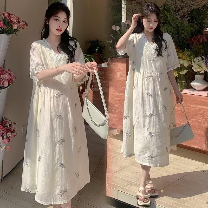 Jual NEW!!!Midi Dress Ibu Hamil Bunga2 | Shopee Indonesia