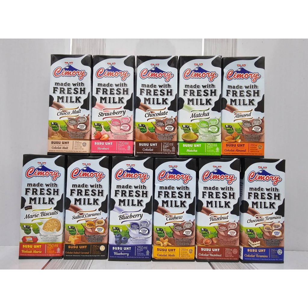 Jual Cimory Susu UHT Fresh Milk 250ml | Shopee Indonesia