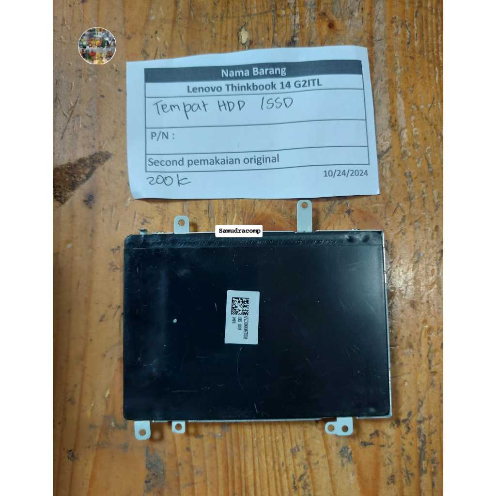 Jual Tempat HDD / SSD Lenovo Thinbook 14 G2ITL Second Original | Shopee ...