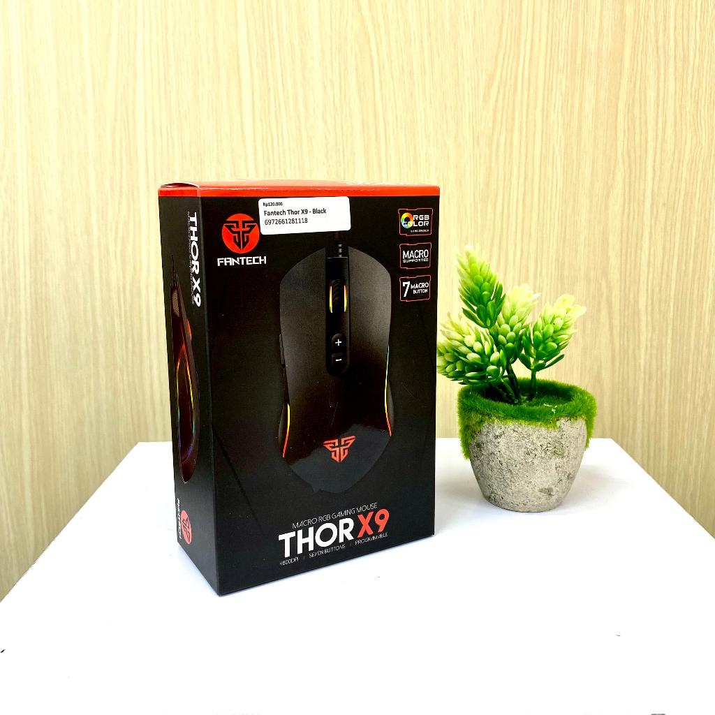 Jual FANTECH THOR X9-BLACK-MOUSE GAMING | Shopee Indonesia