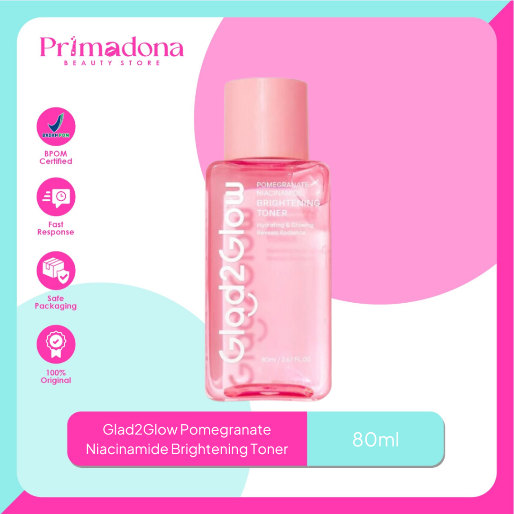Jual Primadona Beauty - Glad2Glow Pomegranate Niacinamide Brightening ...