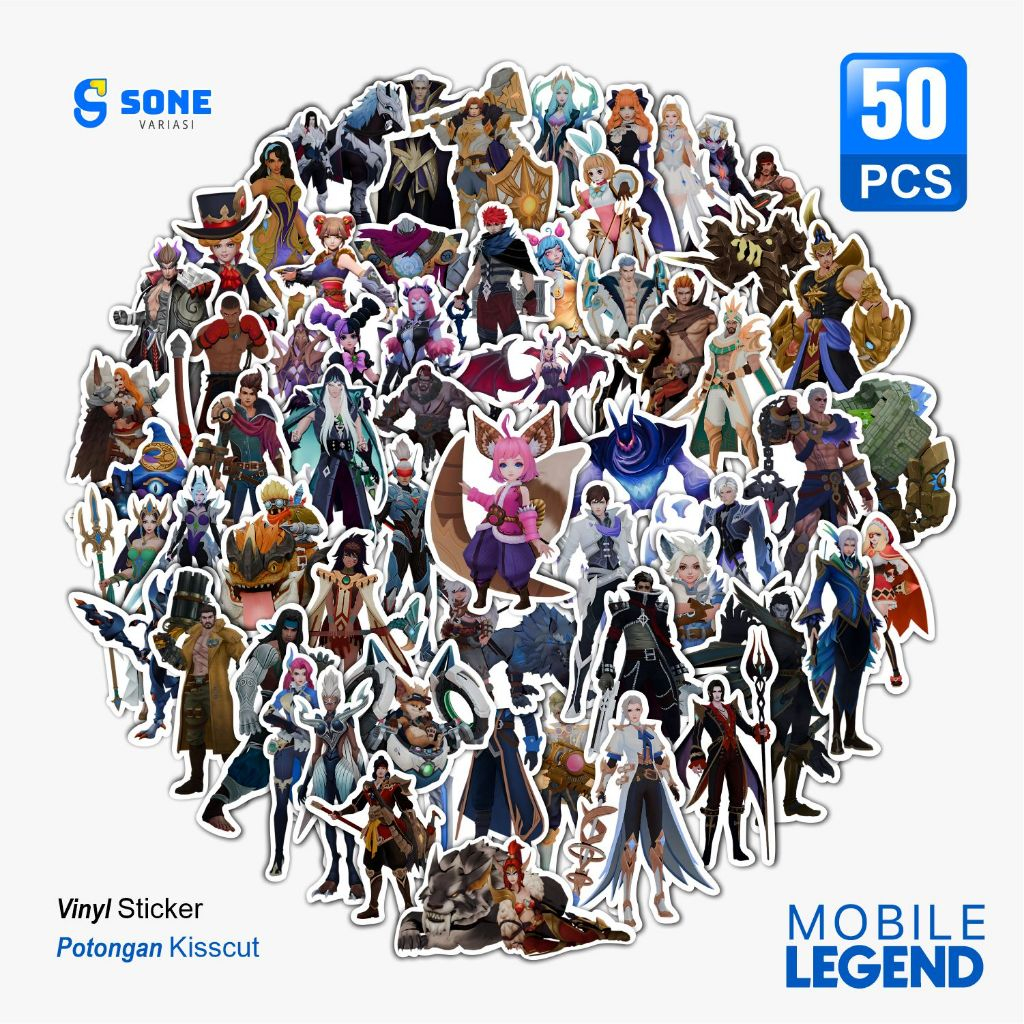 Jual Sticker Pack Mobile Legend Aesthetic Paper Vinyl Waterproof ...