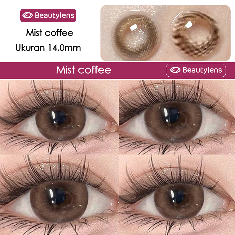Jual Live37 Mist Coffee 14.0 BEAUTYLENS Softlens Merah dan Biru ...