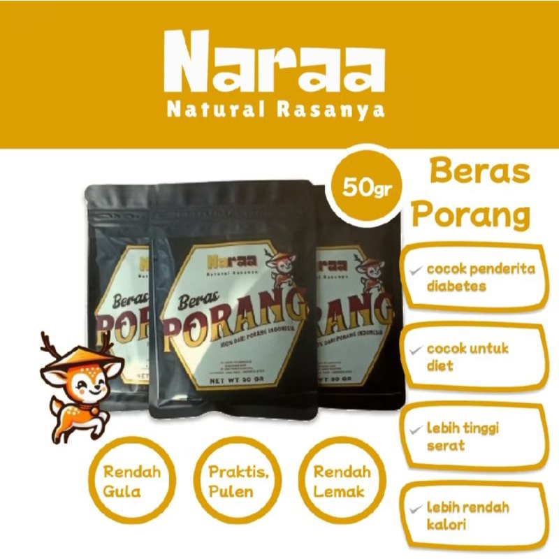 Jual Beras Porang/Konjac Rice Nara | Shopee Indonesia