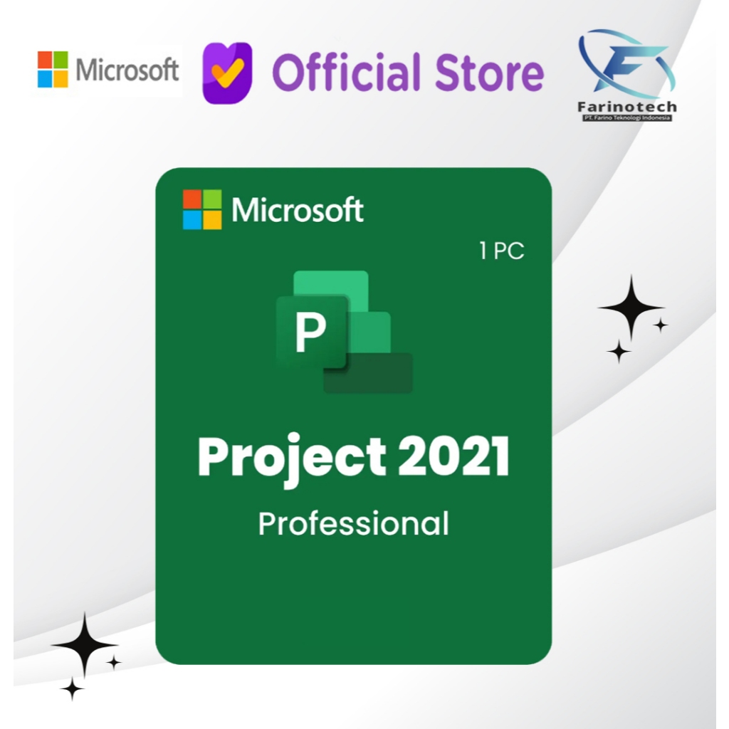 Jual Microsoft Project 2021 | 2019 | 2016 Original License Key | Shopee ...