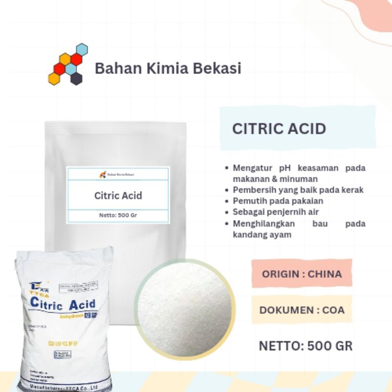 Jual CITRIC ACID/CITRUN ACID/CITRUN/ASAM SITRAT/PENGASAM/PEMBERSIH ...