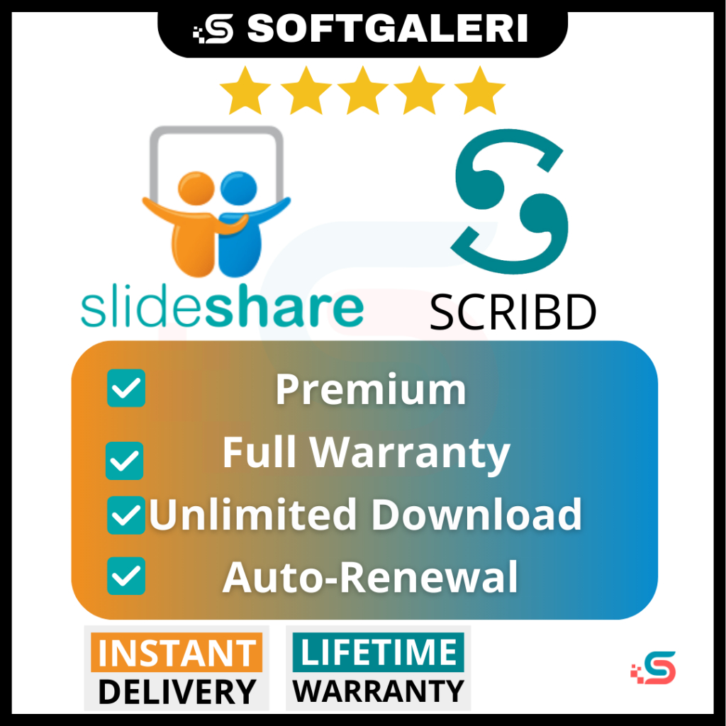 Jual Scribd Prmium Scribd Lifetime Scribd Slideshare Slide Share ...