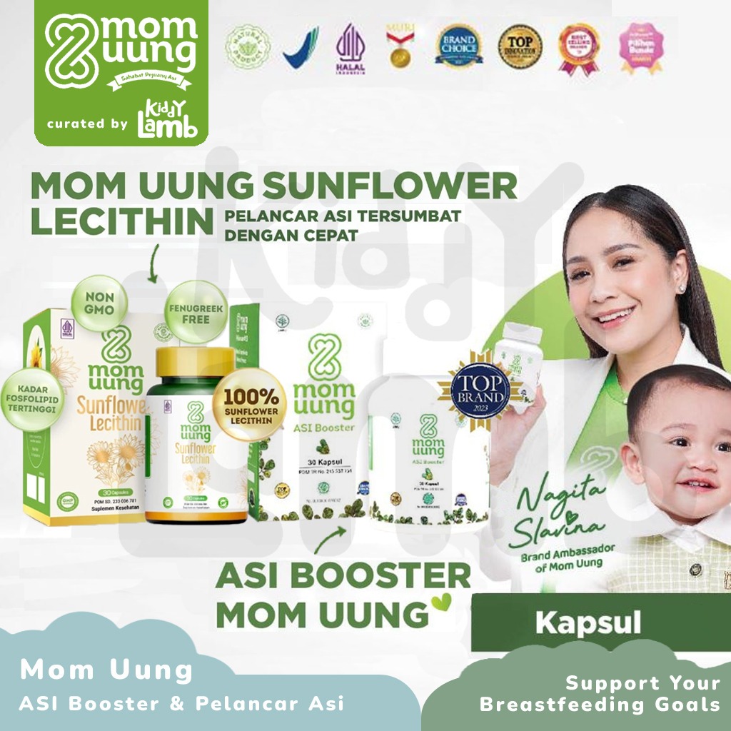 Jual Mom Uung ASI Booster / 30 & 60 Kapsul / Pelancar ASI BPOM Halal ...