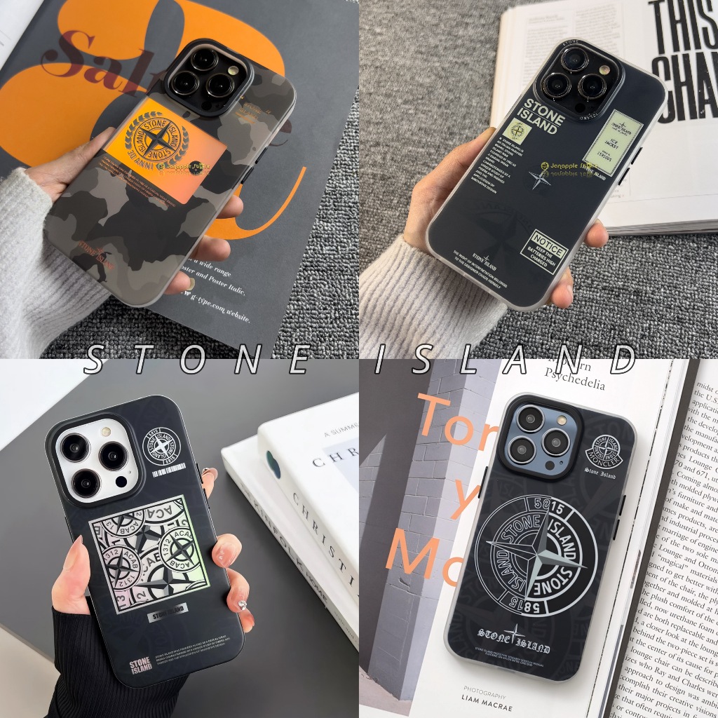Jual HARDMATTE FEELING STONE ISLAND SERIES CASE IPHONE 16 15 14 13 12 ...