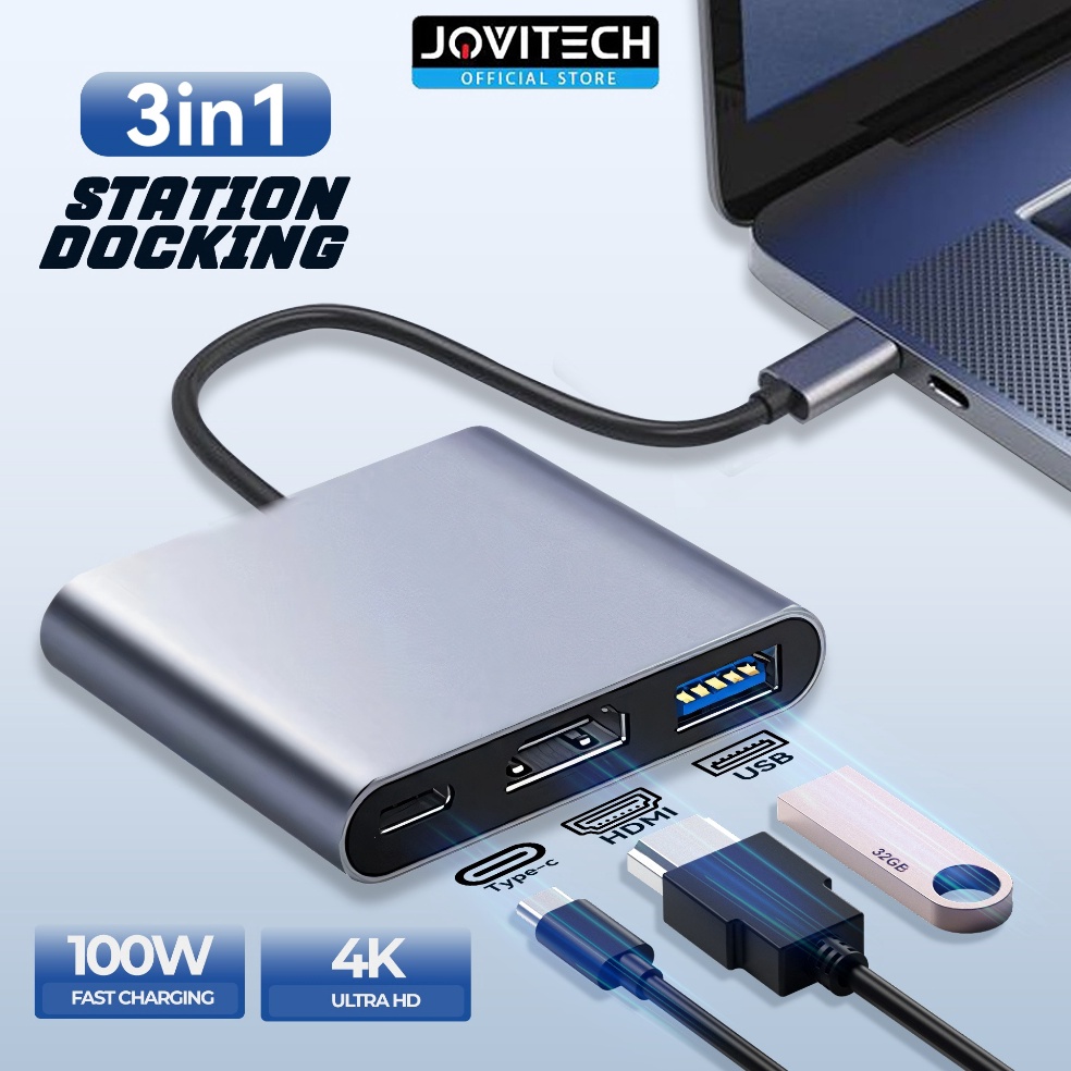 Jual Harga Spesial Jovitech Kabel Converter DS5 3 IN 1 USB C TypeC To ...