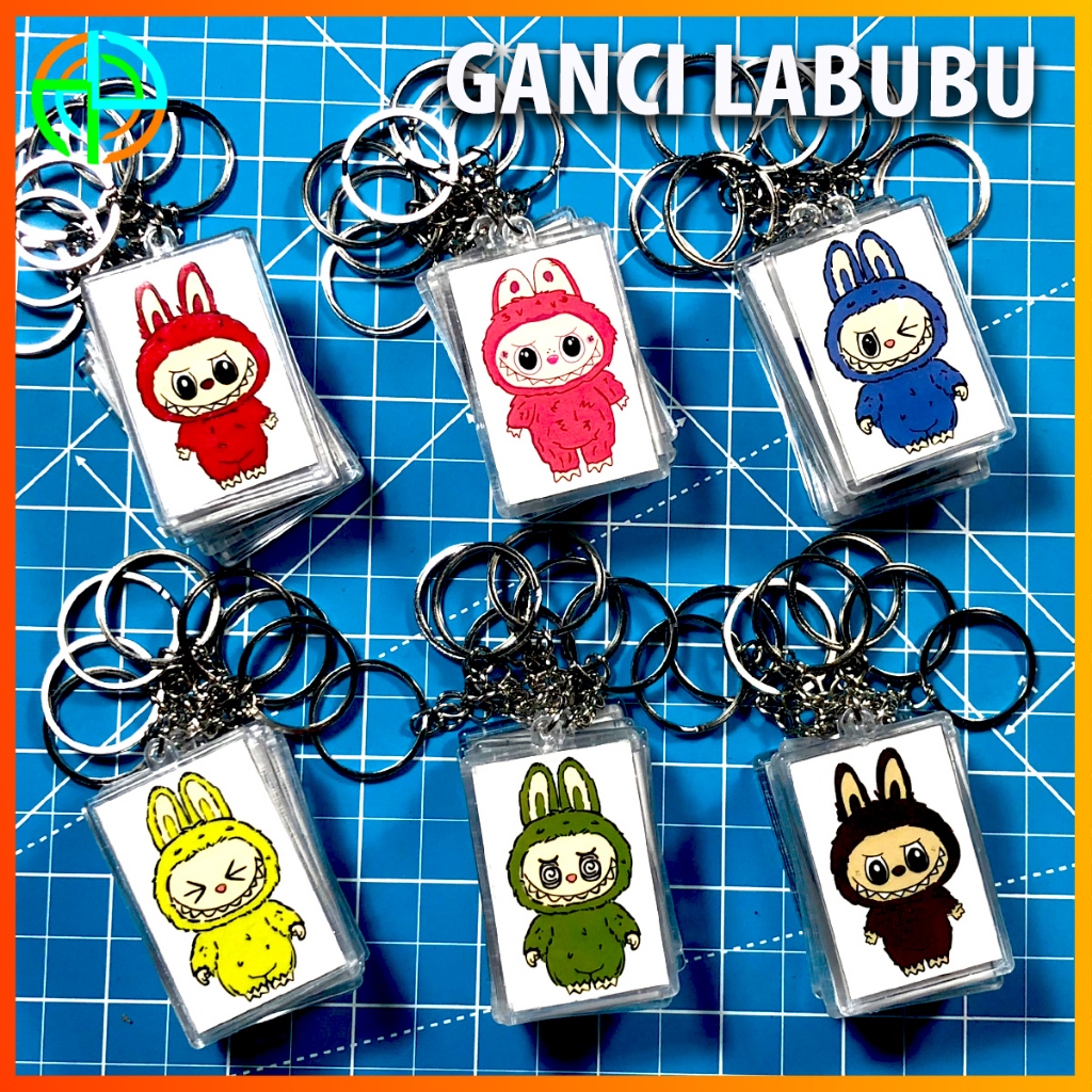 Jual Gantungan Kunci Labubu kotak Keychain Karakter labubu | Shopee ...