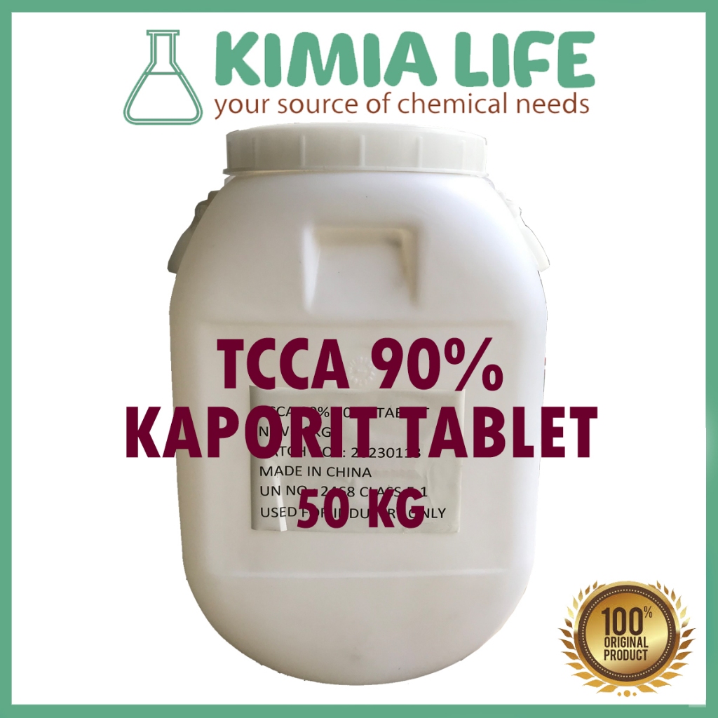 Jual Kaporit Tablet / Klorin Tablet / TCCA Tablet 90% / Chlorine Tablet ...
