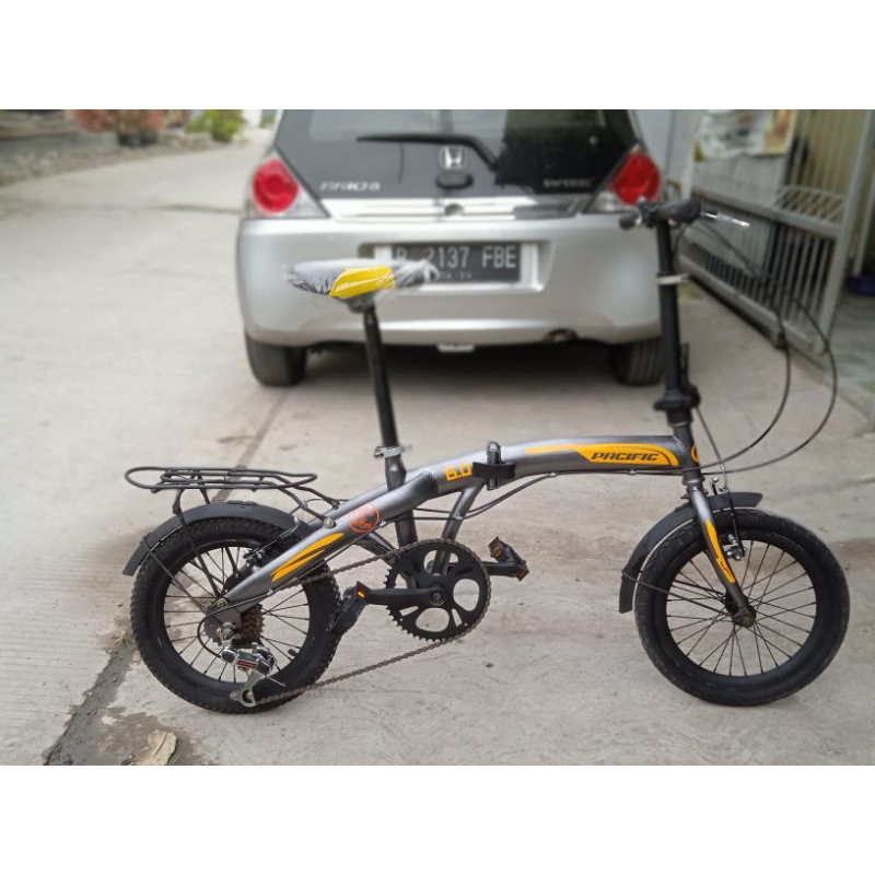 Jual Sepeda Lipat ukuran 16 Repaint Pacific Mulus Sepeda Second Bekas ...