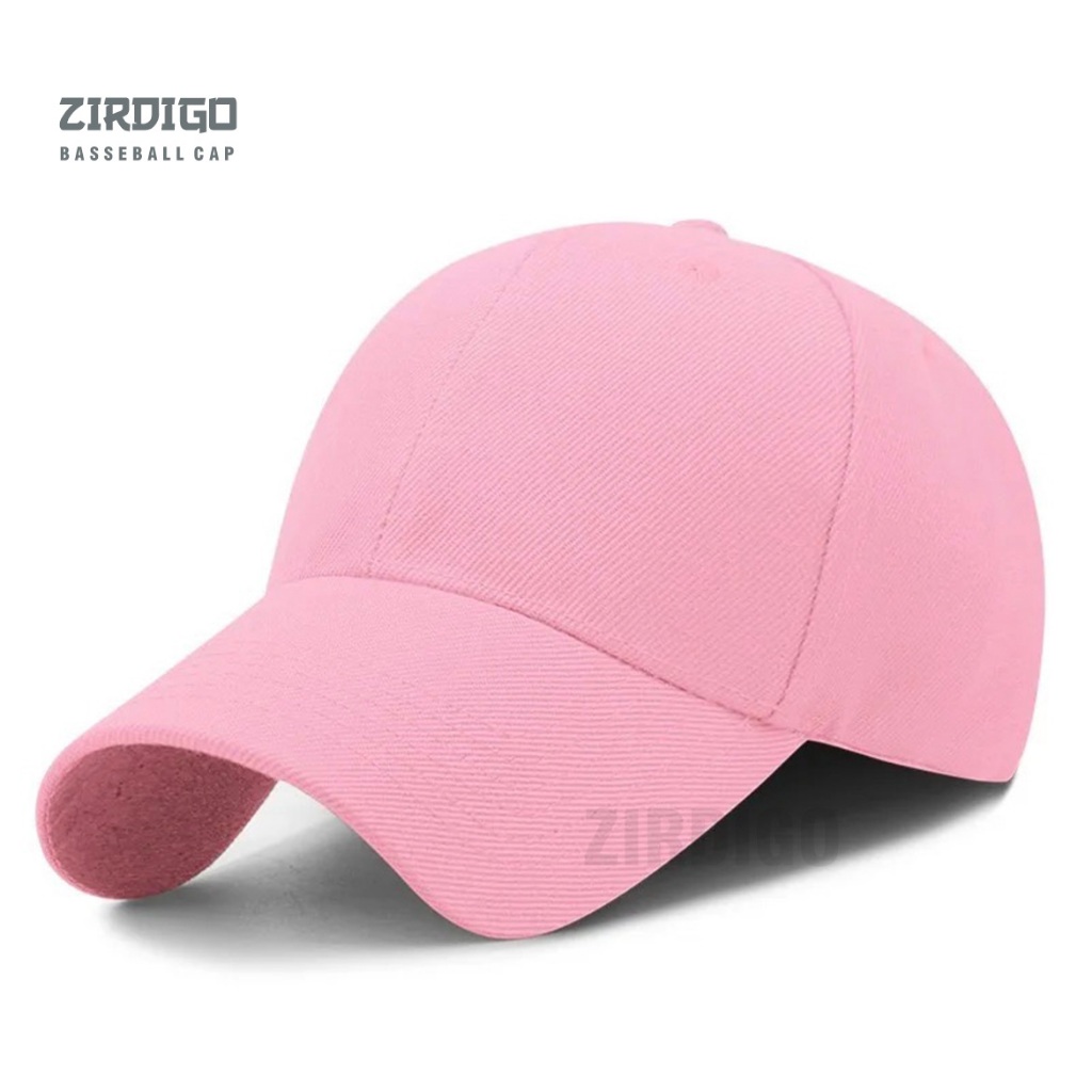 Jual Zirdigo - Topi Baseball Cap Polos Pink Topi Bisbol Unisex | Shopee ...