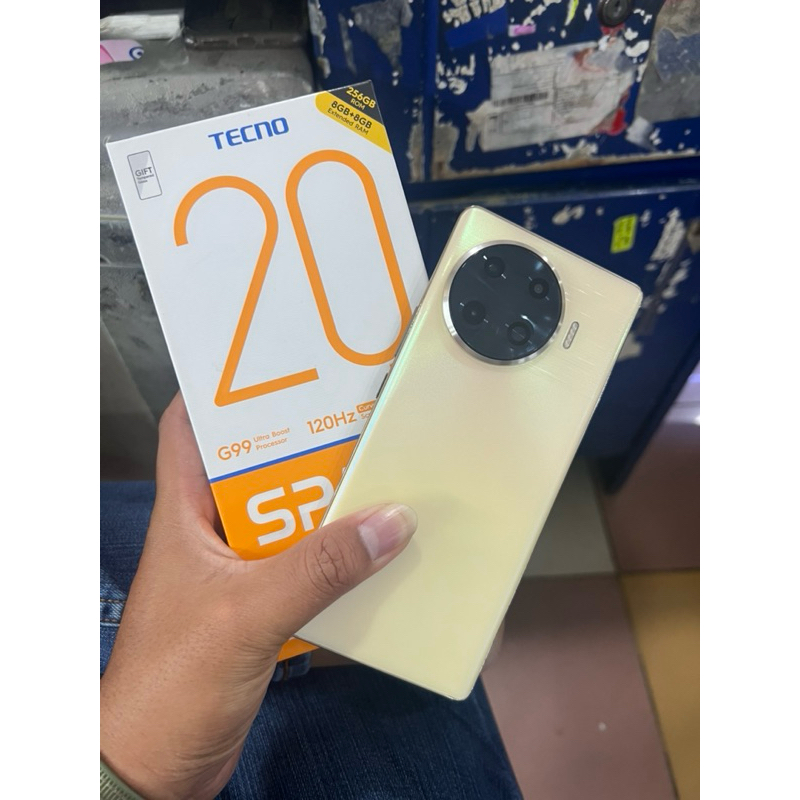 Jual Techno spark 20 pro plus ram 8/256 second fullset original ...