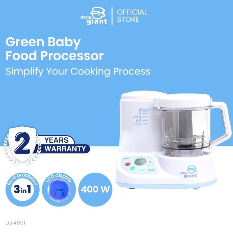 Jual Little Giant Green Baby Food Processor LG-4961 | Shopee Indonesia