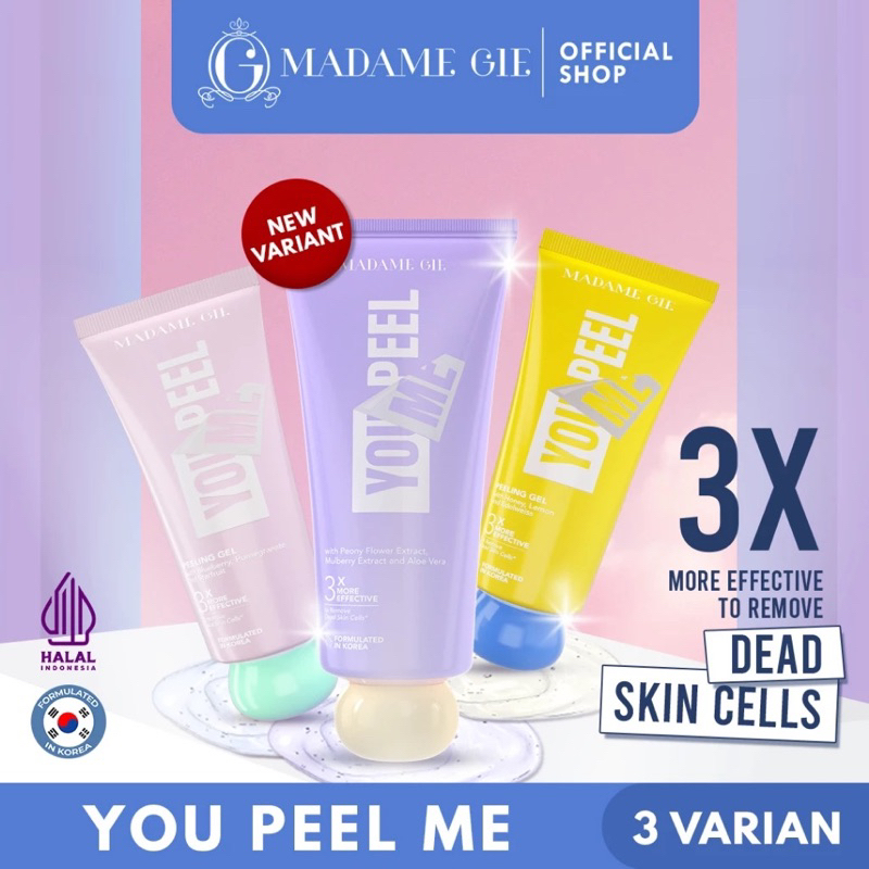 Jual MADAME GIE YOU PEEL ME PEELING GEL MENGANGKAT SEL KULIT MATI AMPUH | Shopee Indonesia