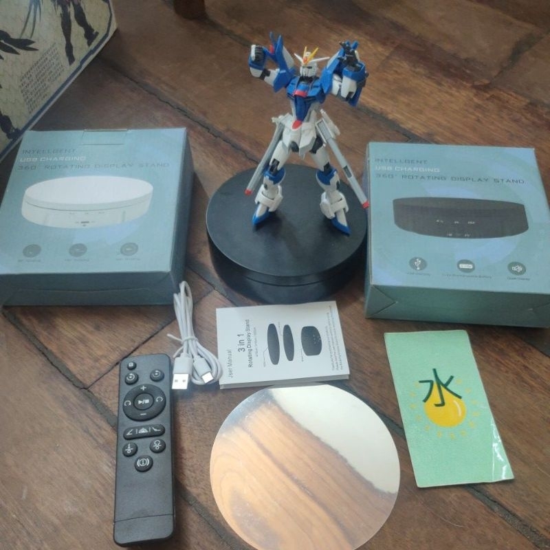 Jual inteligent rotating display stand - lazy susan with remote control ...