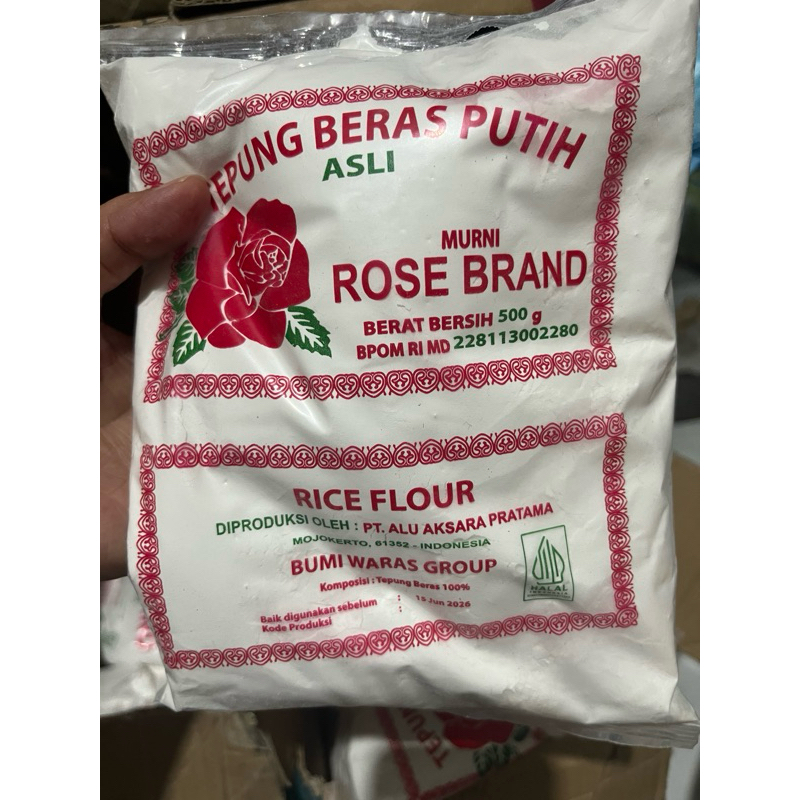 Jual tepung beras rose brand 500g | Shopee Indonesia