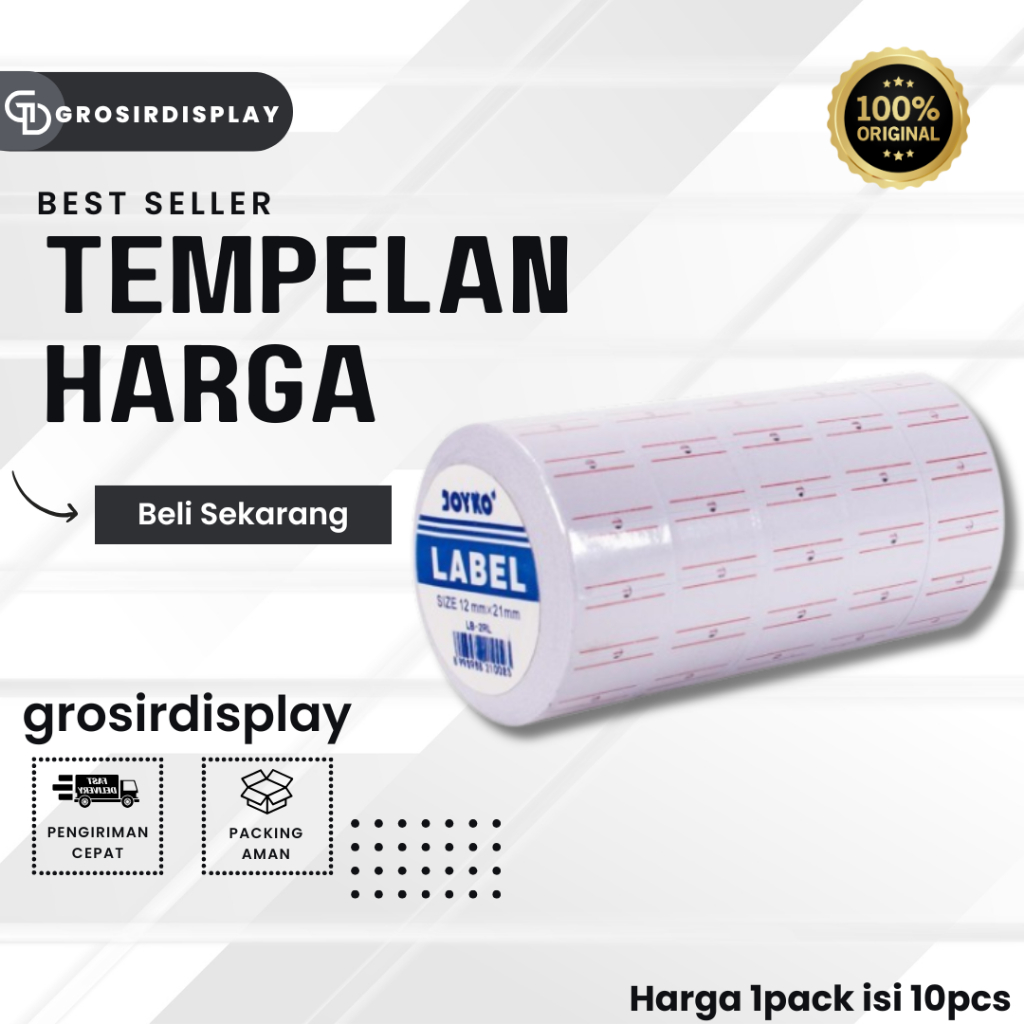 Jual Tempelan ISI Ulang Lebel Harga Joyko 1Line ISI Tembakan Harga ...
