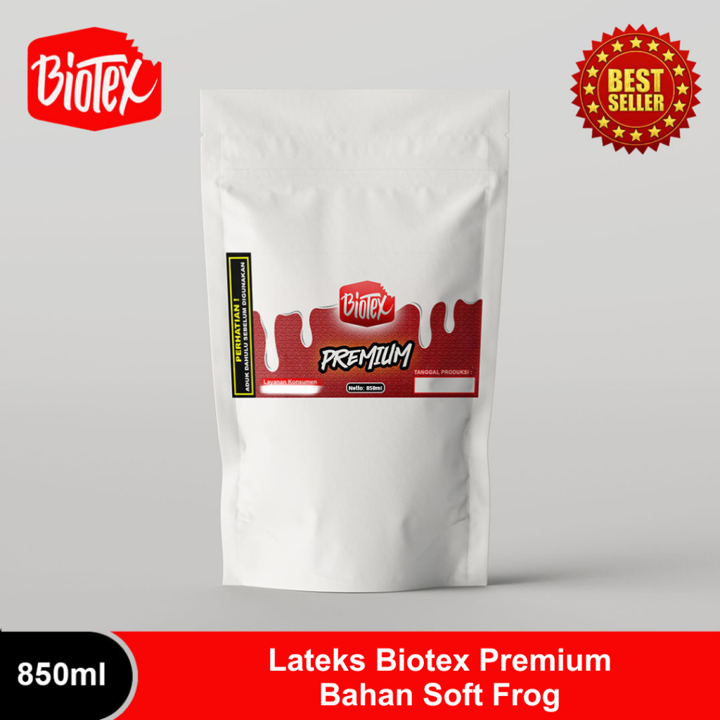 Jual Lateks Biotex Premium Bahan Bikin Soft Frog 800 Ml | Shopee Indonesia