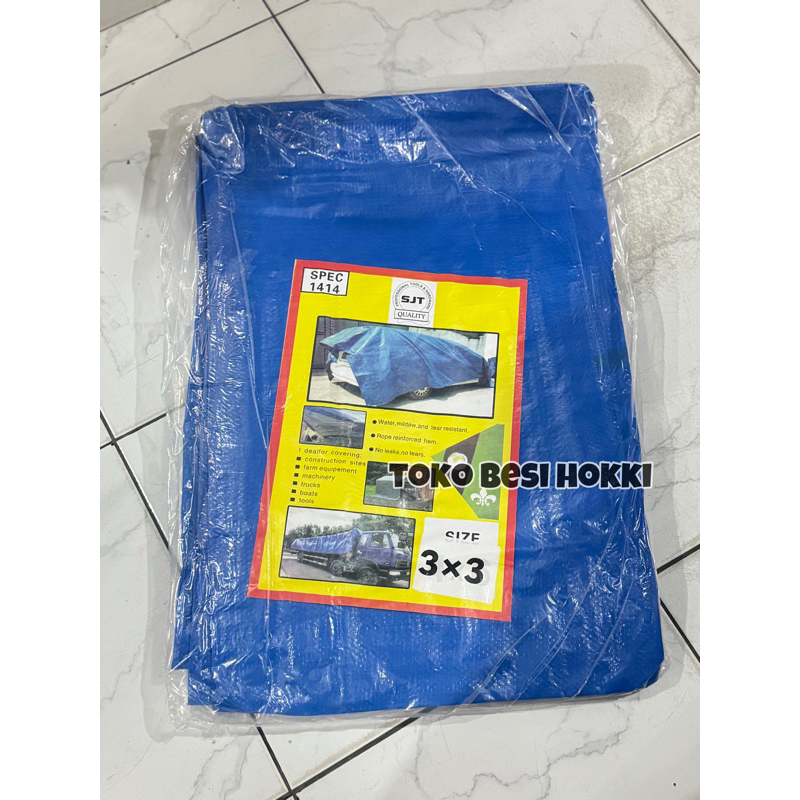 Jual Terpal Plastik A3 3x3 Meter / Terpal Serbaguna | Shopee Indonesia