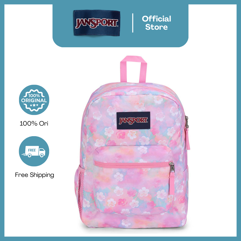 Jual JanSport Tas Ransel / Backpack / Daypack Cross Town Neon Daisy ...
