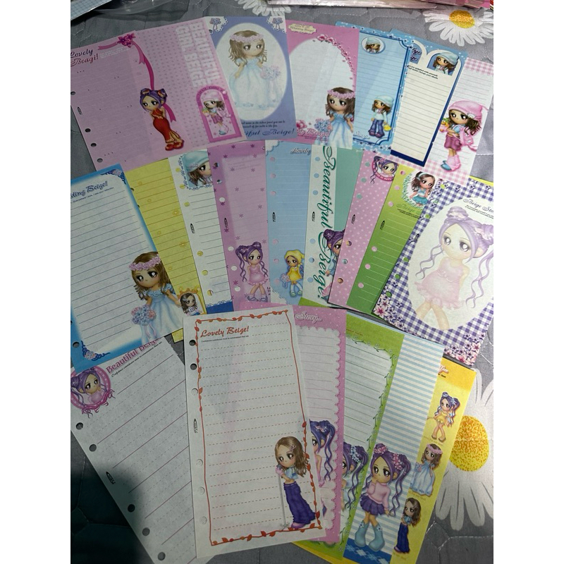 Jual 23 lembar kertas binder orji korea asli sesuai foto | Shopee Indonesia