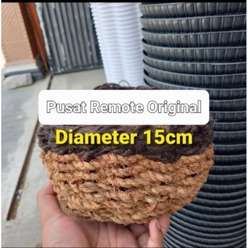 Jual POT TANAMAN BUNGA TEMPEL DINDING MODEL POT PLASTIK DIAMETER 15CM ...