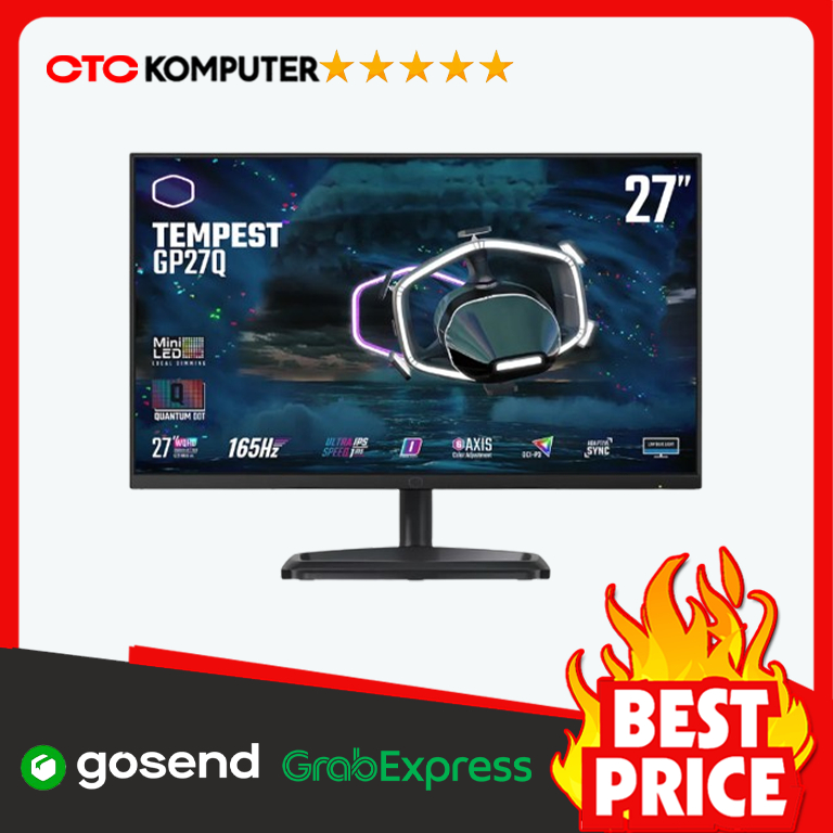 Jual Monitor Cooler Master LED Tempest GP27Q Quantum Dot MiniLED - WQHD ...