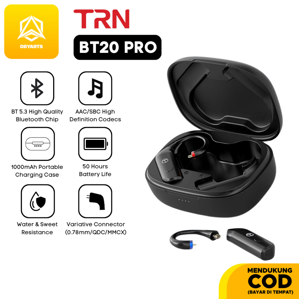 Jual TRN BT20 Pro Wireless Bluetooth 5.3 HiFi Earphones Module TWS Upgrade Cable | Shopee Indonesia