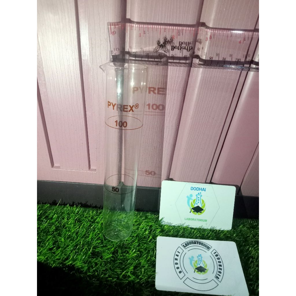 Jual Tabung Nesller pyrex 100 ml alas datar, Colorimetric Tube, Nessler ...