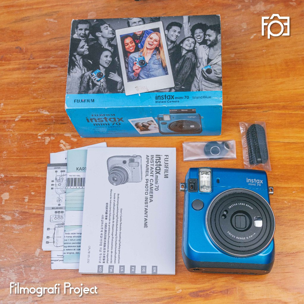 Jual Fujifilm Instax Mini 70 Blue (BNOB Ex Display) LIKE NEW - Kamera ...