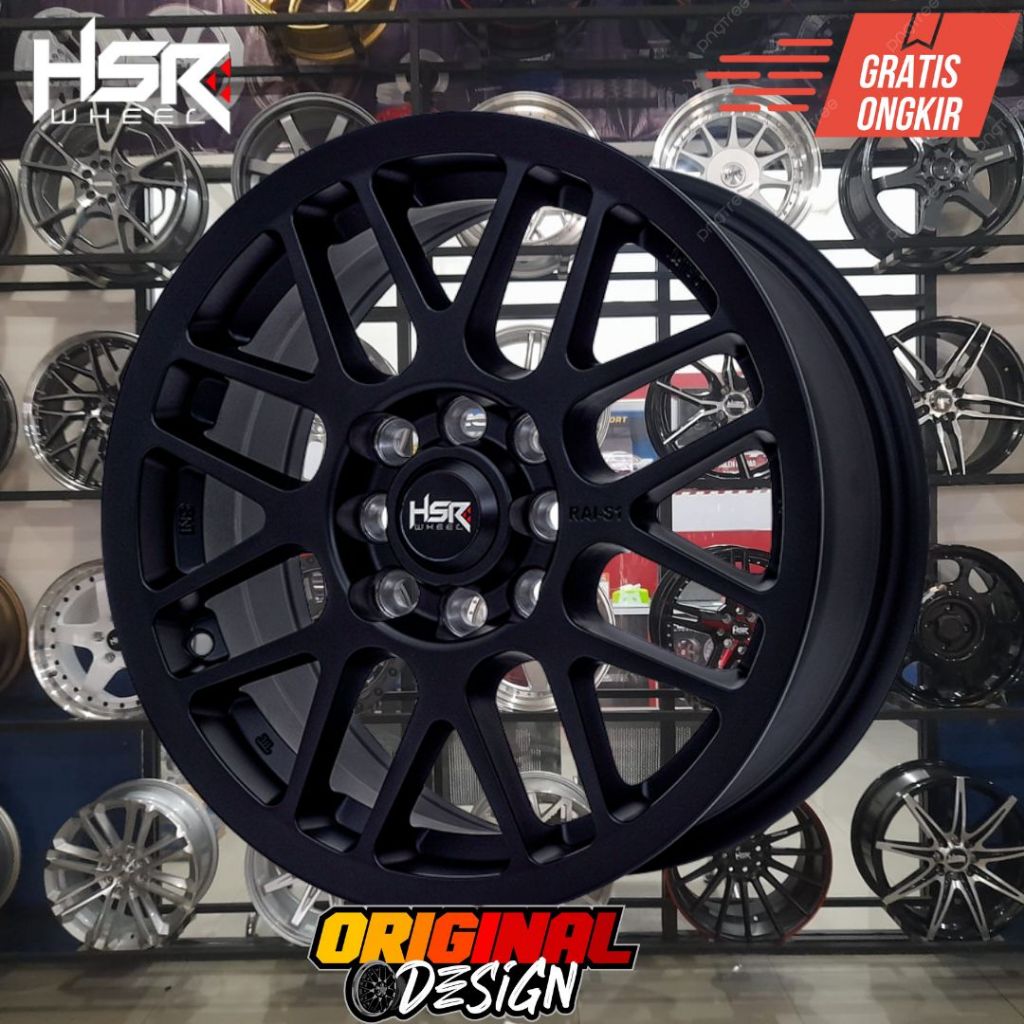 Jual Velg mobil Pelek Ring 15 HSR RAI-S1 R15 Untuk mobilio , datsun go , ayla , swift | Shopee ...