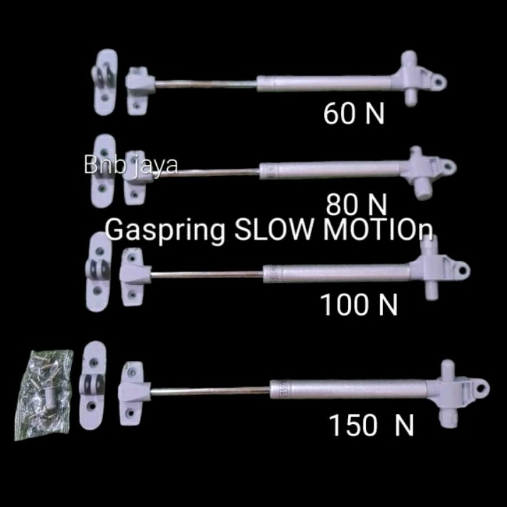 Jual Gaspring SLOW MOTION 60N, 80 N, 100 N, 150 Newton - Gas Spring ...
