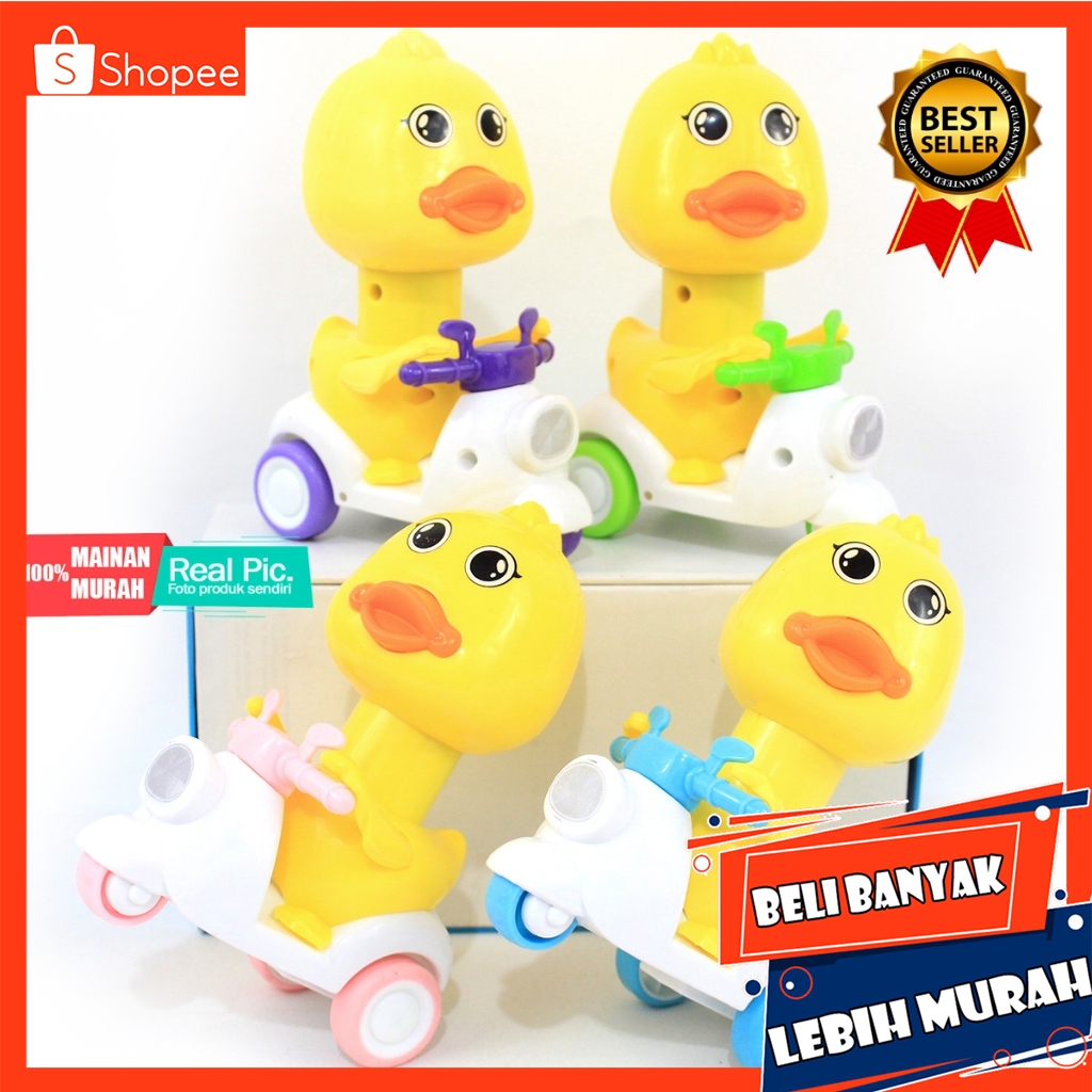Jual MAINAN BEBEK VESPA TEKAN KEPALA PULLBACK MAINAN BEBEK LUCU VIRAL ...