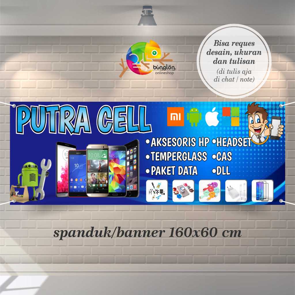 Jual Cetak Spanduk Banner Konter Hp | Shopee Indonesia