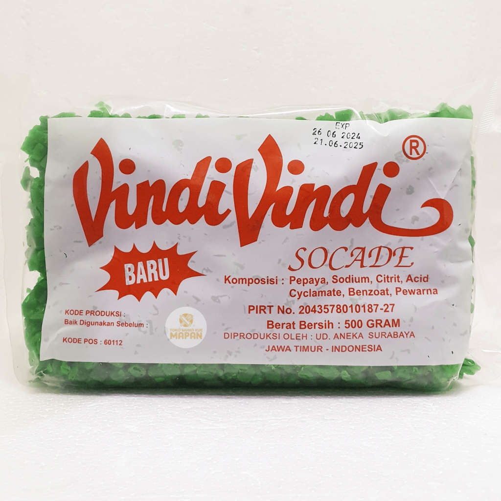 Jual SUKADE WARNA SUCADE VINDI VINDI 500GR/SUKADE BAUH KERING 500GR ...