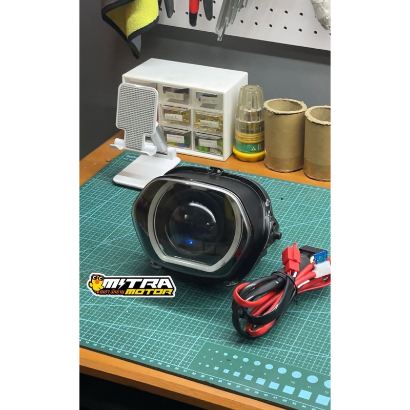 Jual HEADLAMP SET HONDA STYLO 160 TURBO V2 + SHROUD RGB | Shopee Indonesia