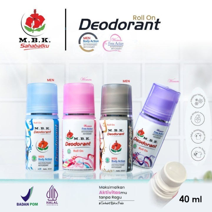 Jual MBK Roll On Deodorant 40ml | Shopee Indonesia