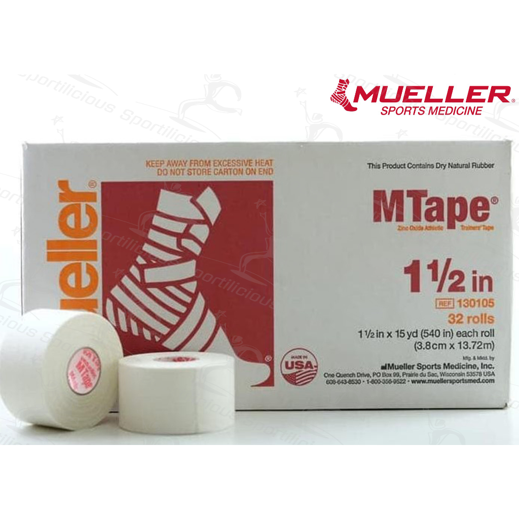 Jual MUELLER ATHLETIC TAPE MTAPE 1 1/2 IN ORIGINAL TAPING JARI TANGAN ...