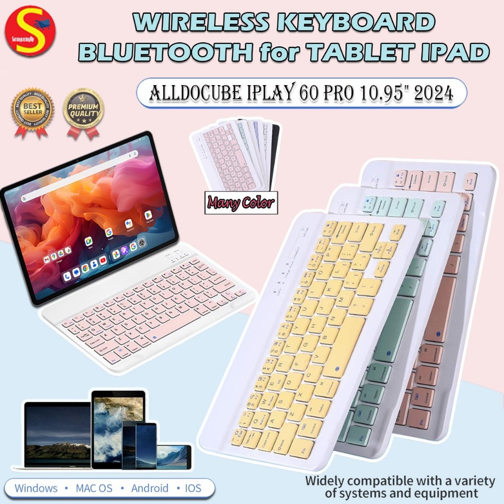 Jual ALLDOCUBE iPlay 60 Pro 2024 Portable Keyboard Key Board Wireless ...