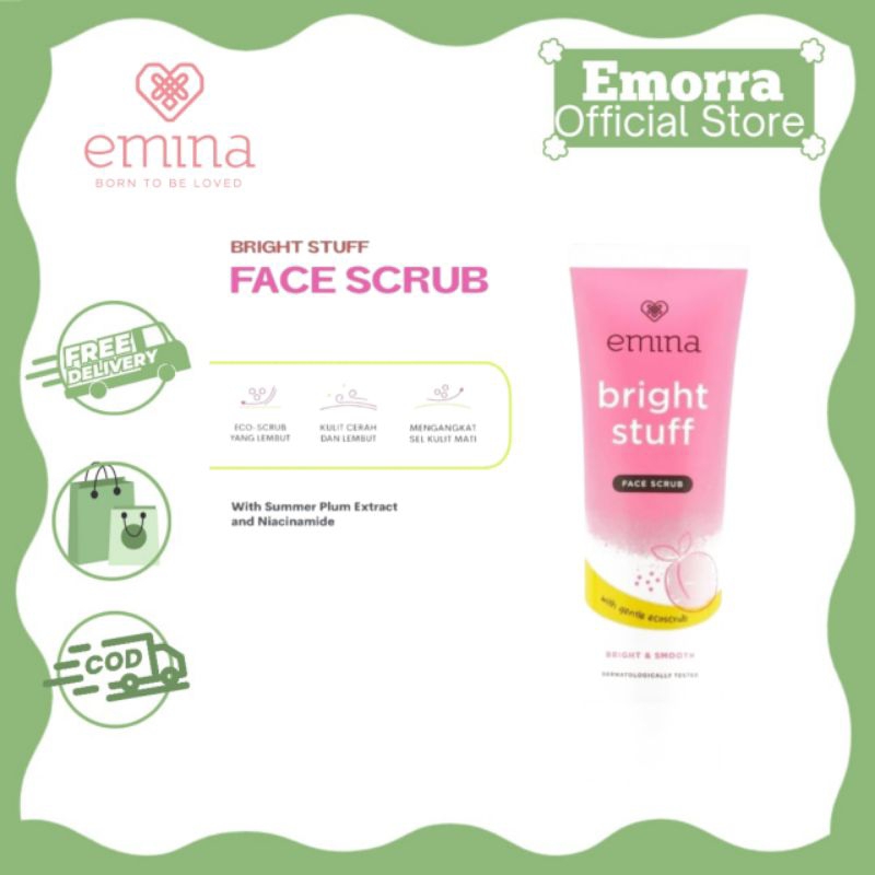 Jual Emina Bright Stuff Face Scrub | Shopee Indonesia