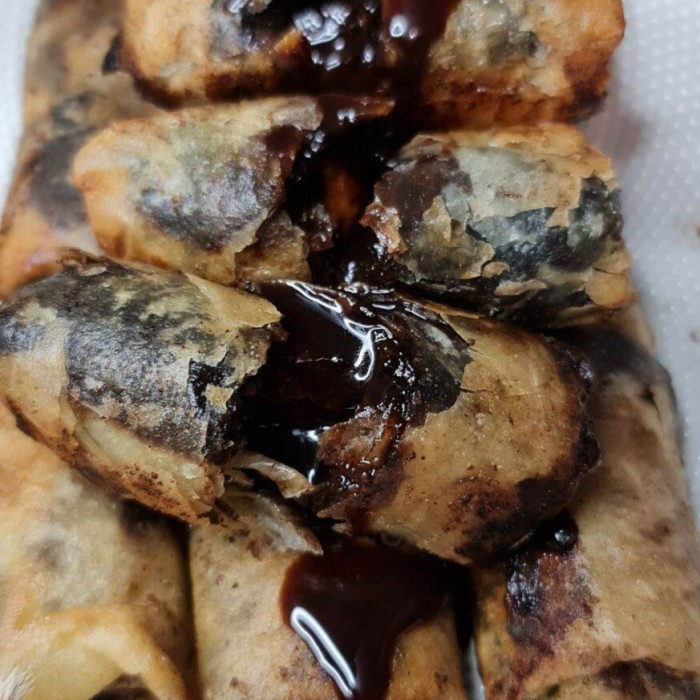 Jual Piscok pisang lumer coklat lumer original isi 10 | Shopee Indonesia