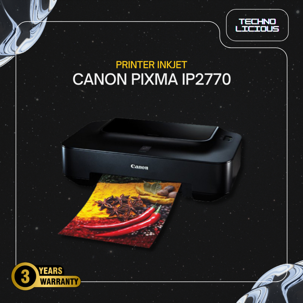 Jual Canon Pixma iP2770 / iP 2770 Inkjet Printer Garansi Resmi | Shopee ...