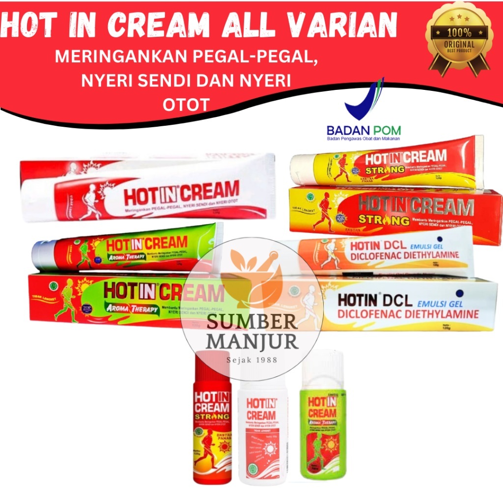 Jual HOT IN CREAM TUBE 60GRAM HOT IN DCL | Shopee Indonesia